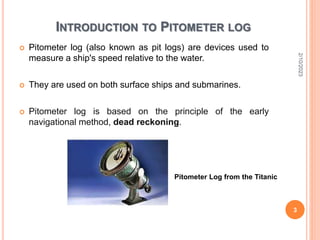 submarine pitot tube | PPTX