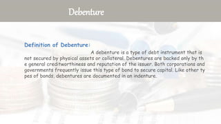 Bonds and Its types | PPTX