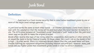 Bonds and Its types | PPTX