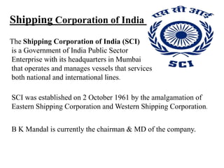 Shipping corp of india vs great eastern shipping , inter firm ...