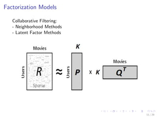 Factorization Machines and Applications in Recommender Systems | PPT