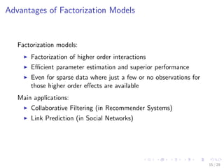 Factorization Machines and Applications in Recommender Systems | PPT