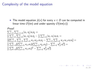 Factorization Machines and Applications in Recommender Systems | PPT
