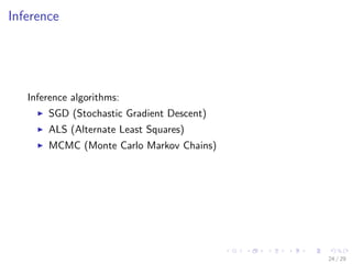 Factorization Machines and Applications in Recommender Systems | PPT