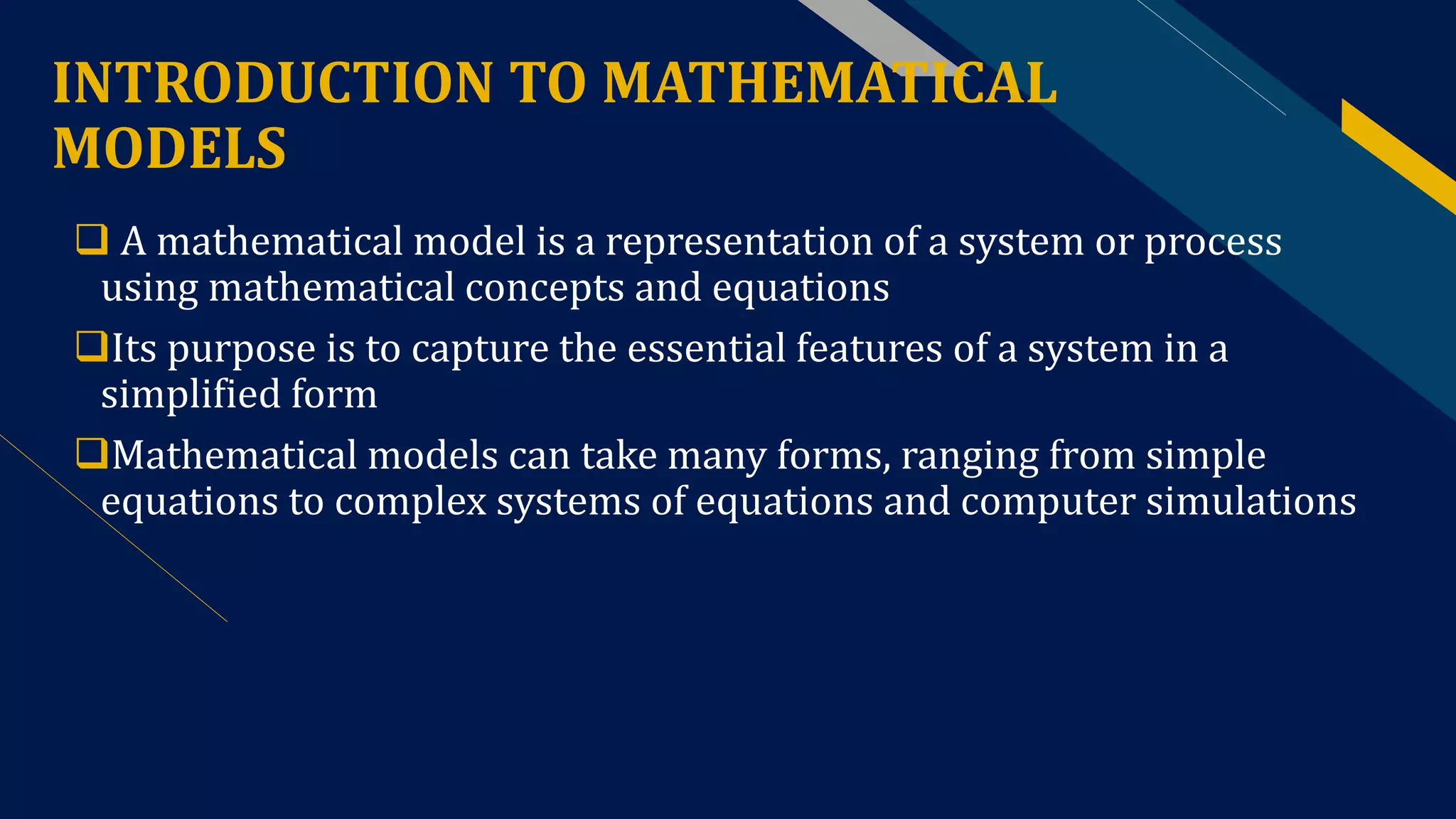 Use of mathematical models for specification and validation in formal ...