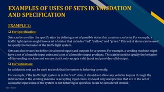 Use of mathematical models for specification and validation in formal ...