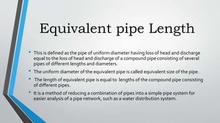 Fluid Mech. Presentation 2nd year B.Tech. | PPTX