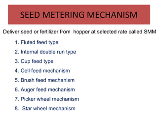 Fmp seed drill | PPT