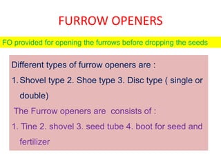 Fmp seed drill | PPT