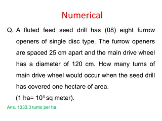 Fmp seed drill | PPT