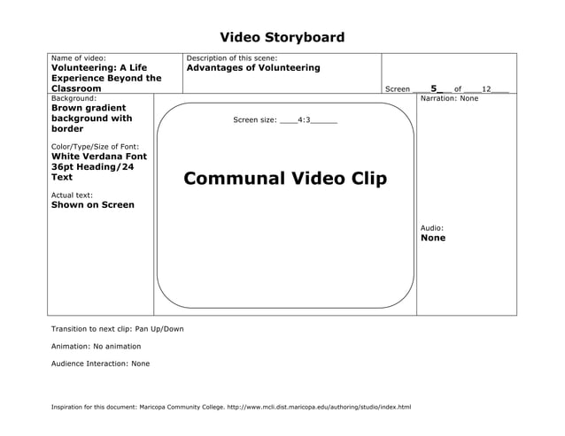 Fmp storyboard | PDF