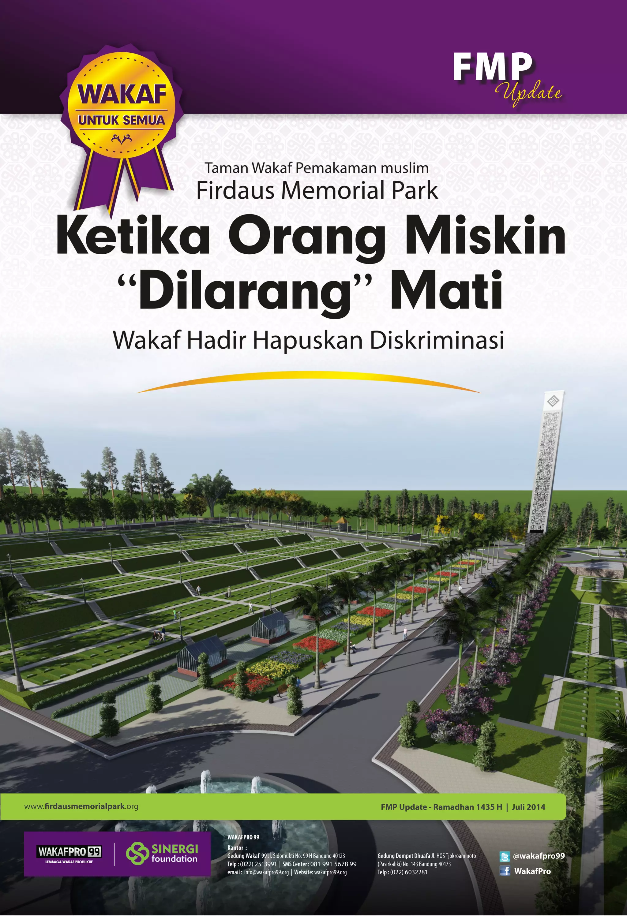 Contoh Pengelolaan Wakaf Produktif, Firdaus Memorial Park - Sinergi ...