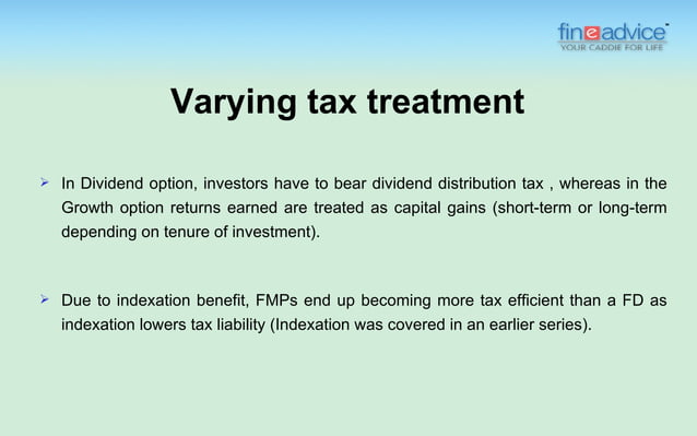Fixed Maturity Plans and Fixed Deposits | PPT