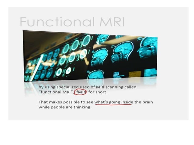 FMRI.ppt | Medical Tests | Medical Health