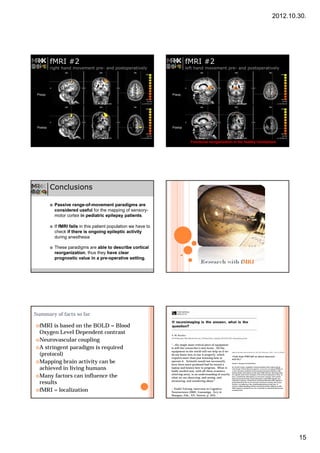 Week 1. Basics of multimodal imaging and image processing. Functional ...
