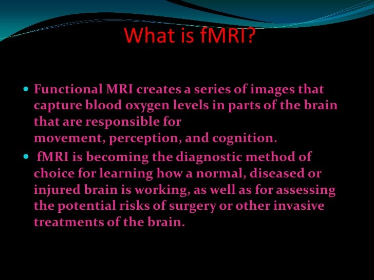 fMRI Presentation