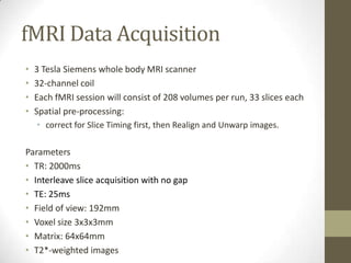 Neural Correlates of Nouns and Verbs: fMRI Study Design | PPTX