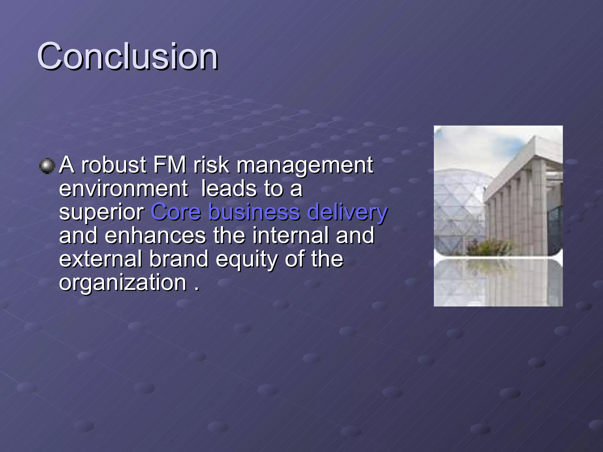 Fm Risk Management Sumeet Sharma | PPT