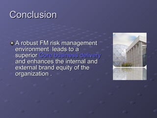 Fm Risk Management Sumeet Sharma | PPT