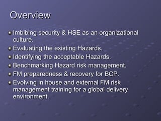 Fm Risk Management Sumeet Sharma | PPT