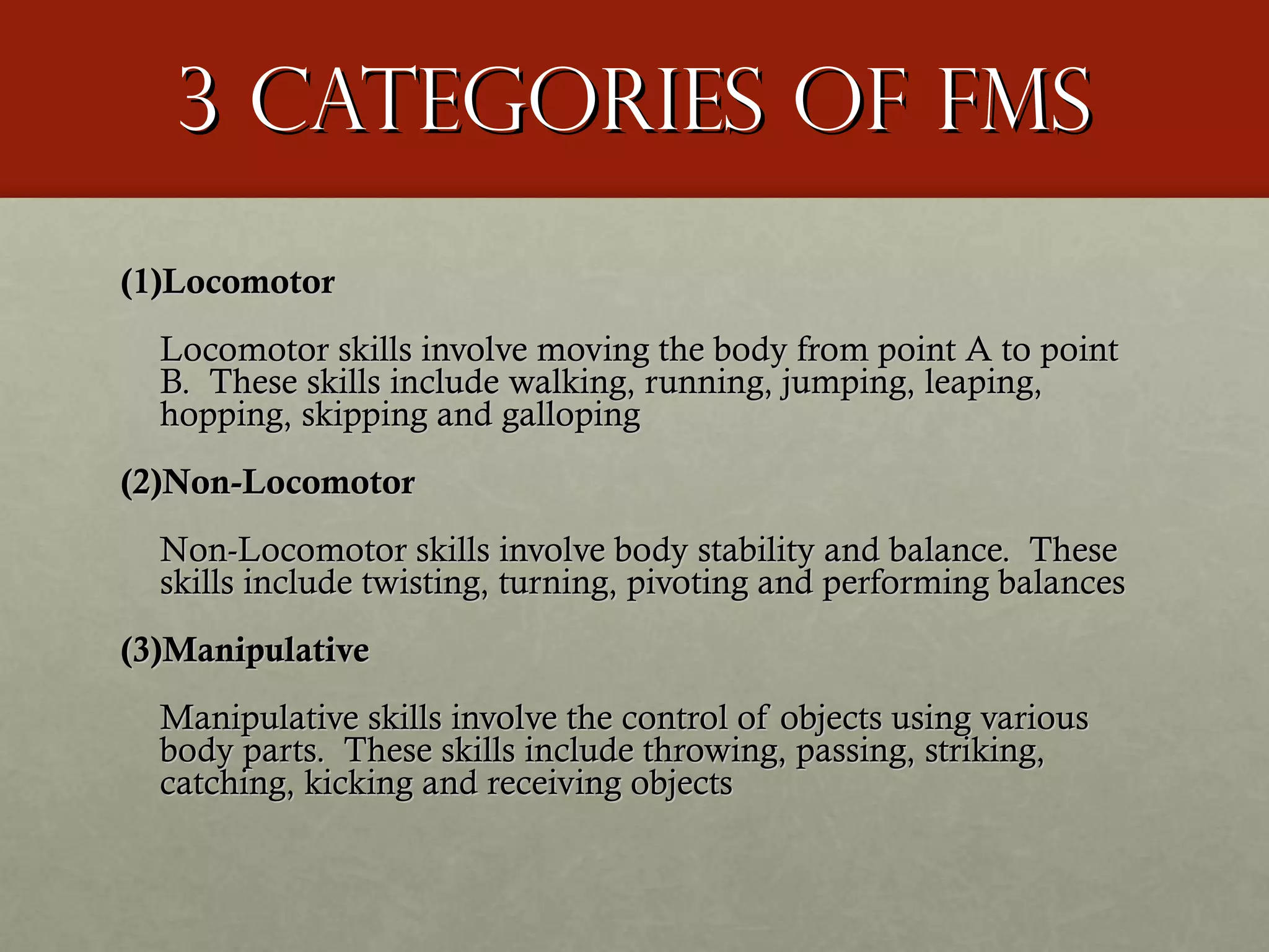 Fundamental Movement Skills | PPT