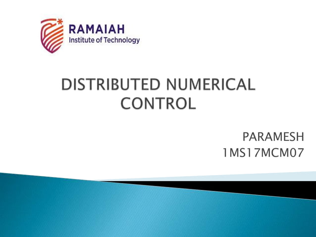 DISTRIBUTED NUMERICAL CONTROL | PPTX | Data Storage and Warehousing ...