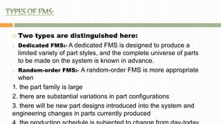 flexible manufacturing system | PPTX