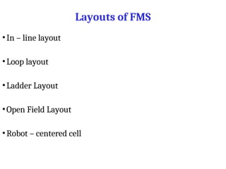 Flexible Manufacturing system in computer Integrated Manufacturing | PPT