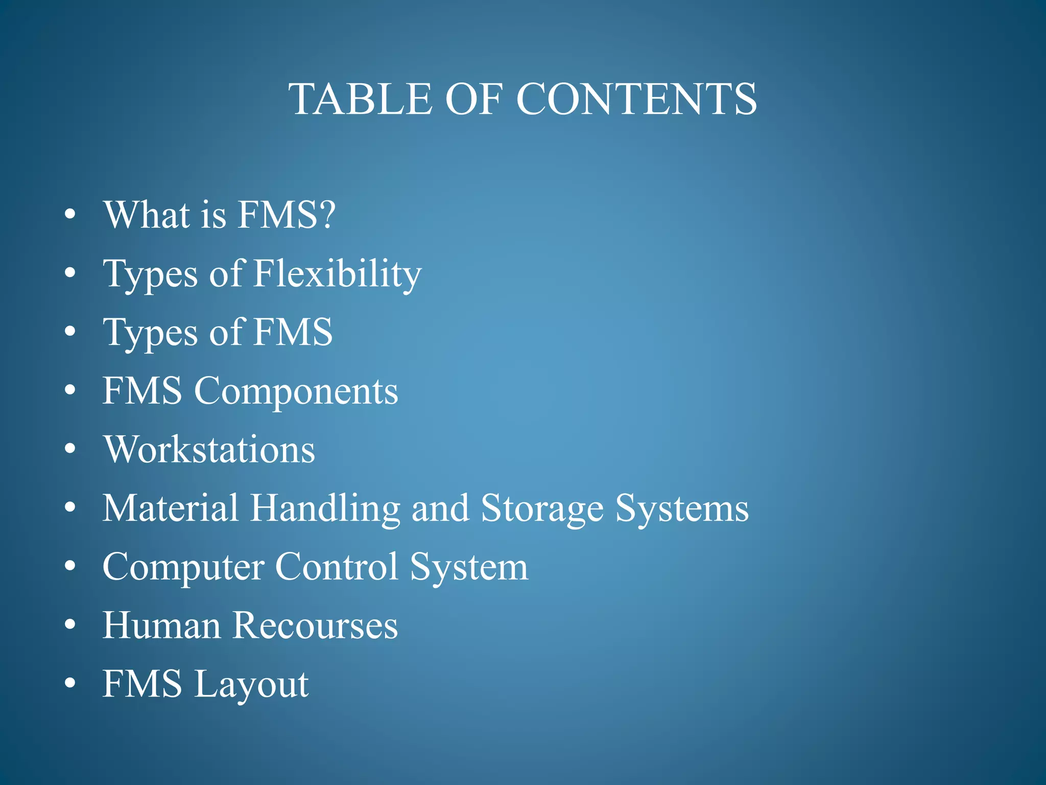 Flexible Manufacturing System | PPTX | Manufacturing Industry | Industries
