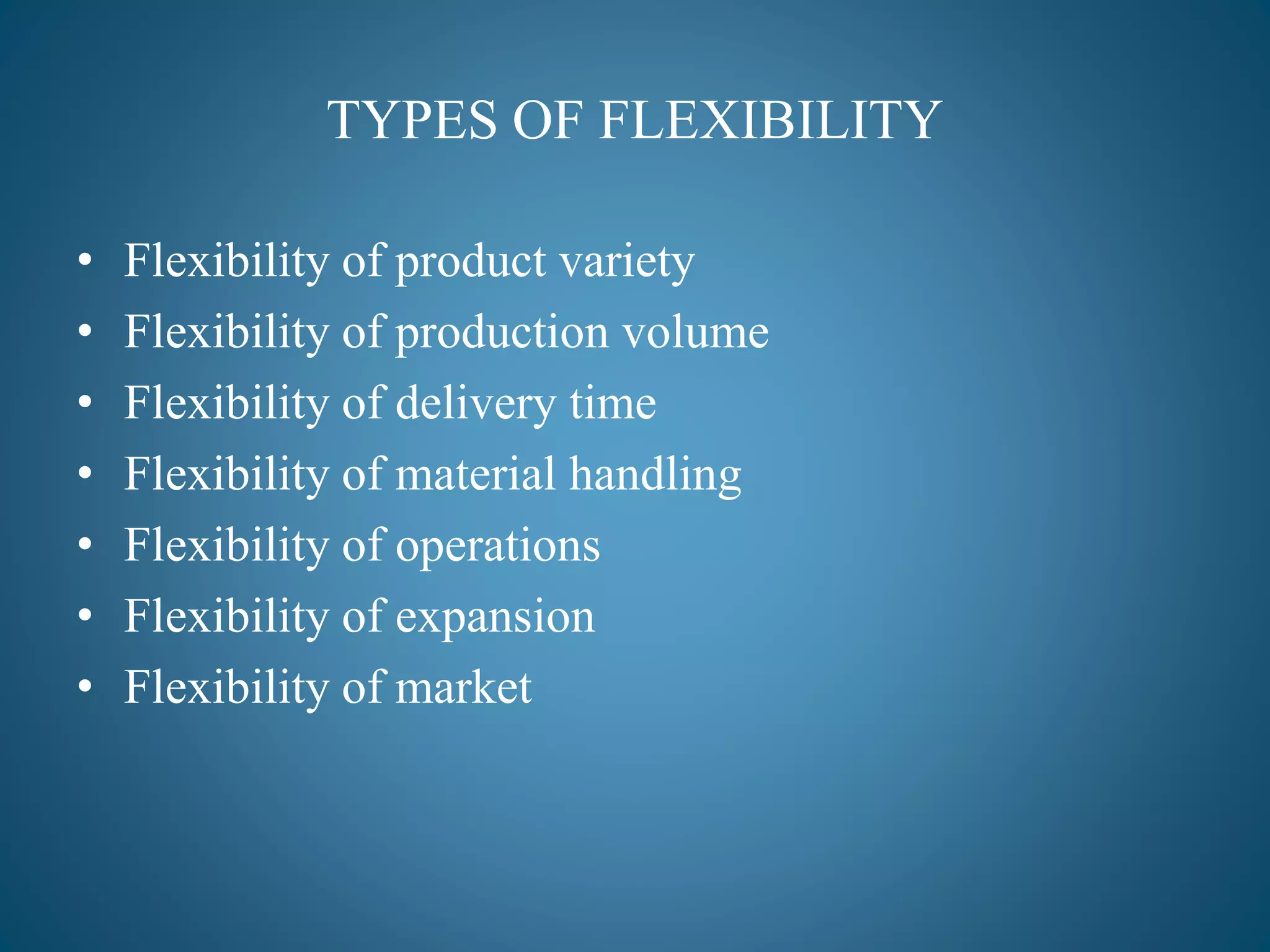 Flexible Manufacturing System | PPTX