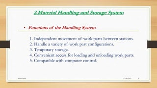 Flexible Manufacturing System | PPTX