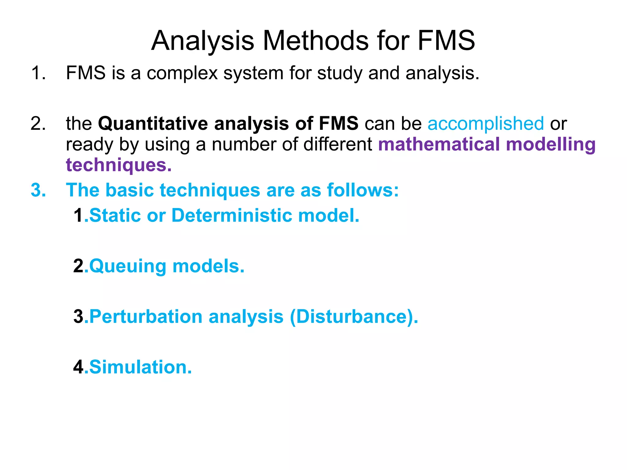 Flexible manufacturing systems (FMS) | PPTX
