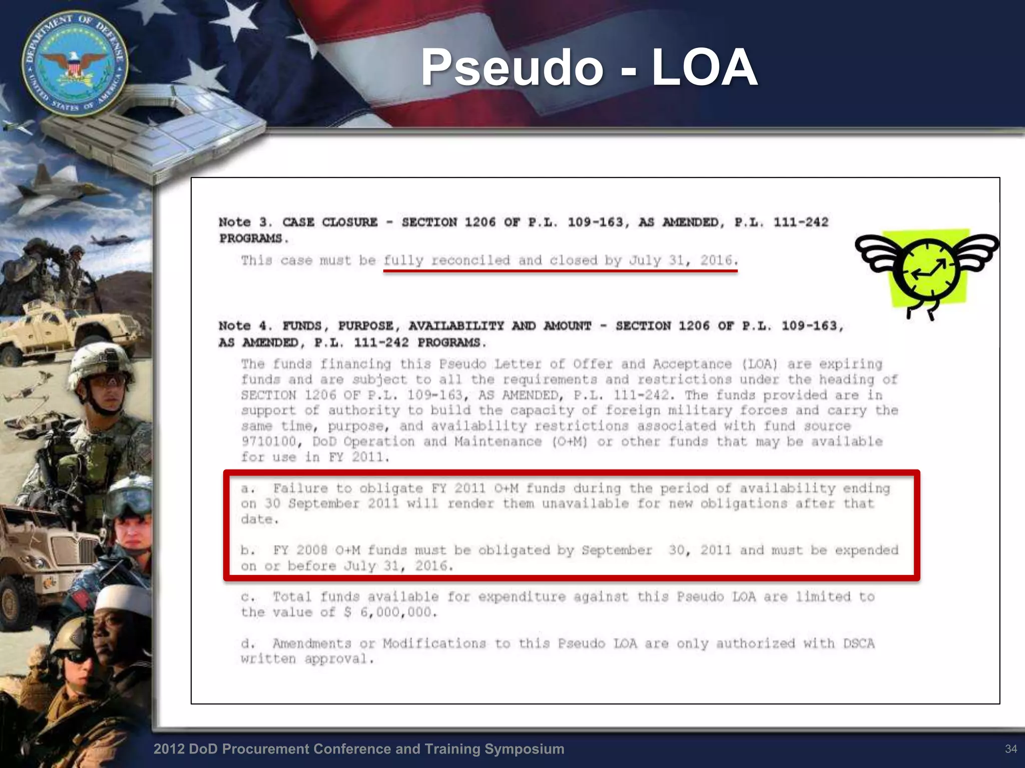 Foreign Military Sales (FMS) DCSA Presentations 2012 | PDF