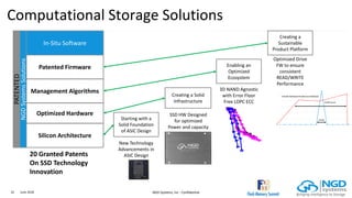 #FMS2018 NGD Systems Real World Results with #ComputationalStorage | PDF