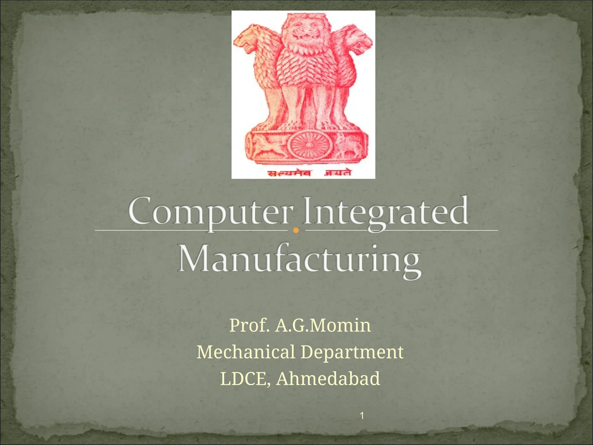 Computer integrated manufacturing topics | PPT