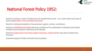 Introduction to Forest management; scope, objectivest | PPTX