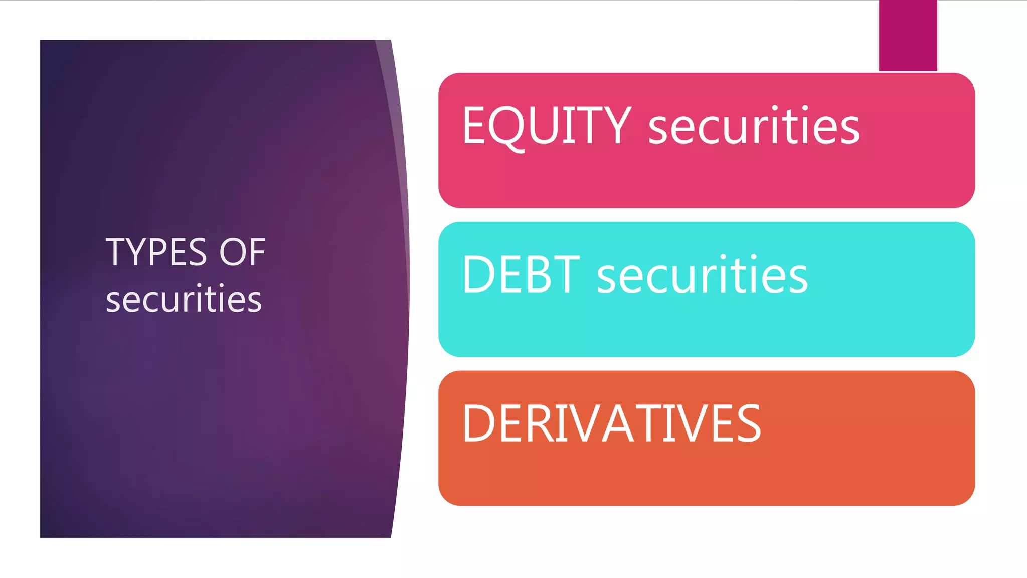 Financial management (Securities) | PPTX