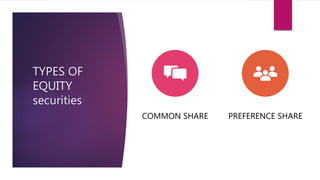 Financial management (Securities) | PPTX