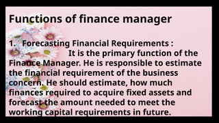 Financial Management presentation b.com5th | PPTX