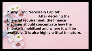 Financial Management presentation b.com5th | PPT