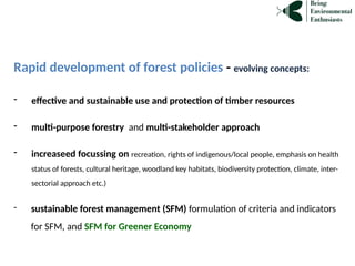 Sustainable Forest Management and green economy .pptx