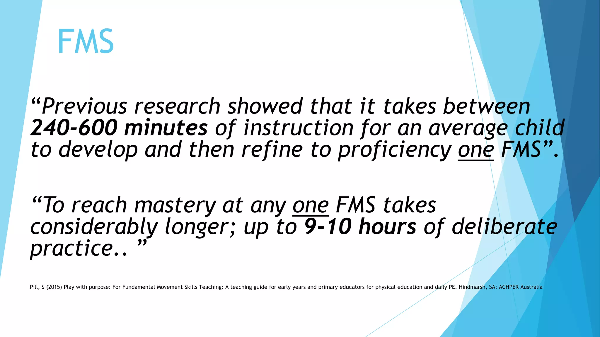 Fundamental Movement Skills & Game Sense | PPTX