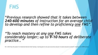 Fundamental Movement Skills & Game Sense | PPTX