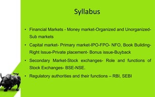 Financial Markets | PPTX
