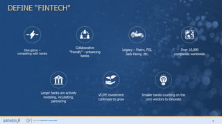Fintech Disruption of the Core IT Obstruction | PDF