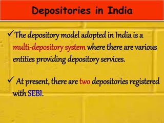 Depository system | PPTX