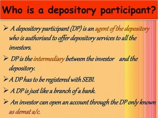 Depository system | PPTX