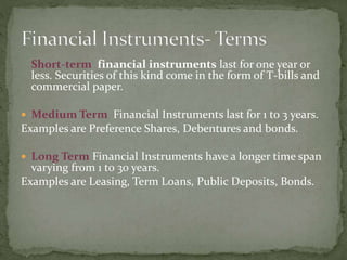 Financial Market and Services | PPT