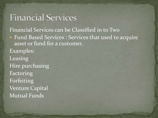 Financial Market and Services | PPTX