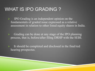 ipo grading | PPTX